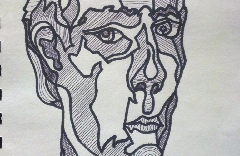 continuous line contour drawing – Art With Korb