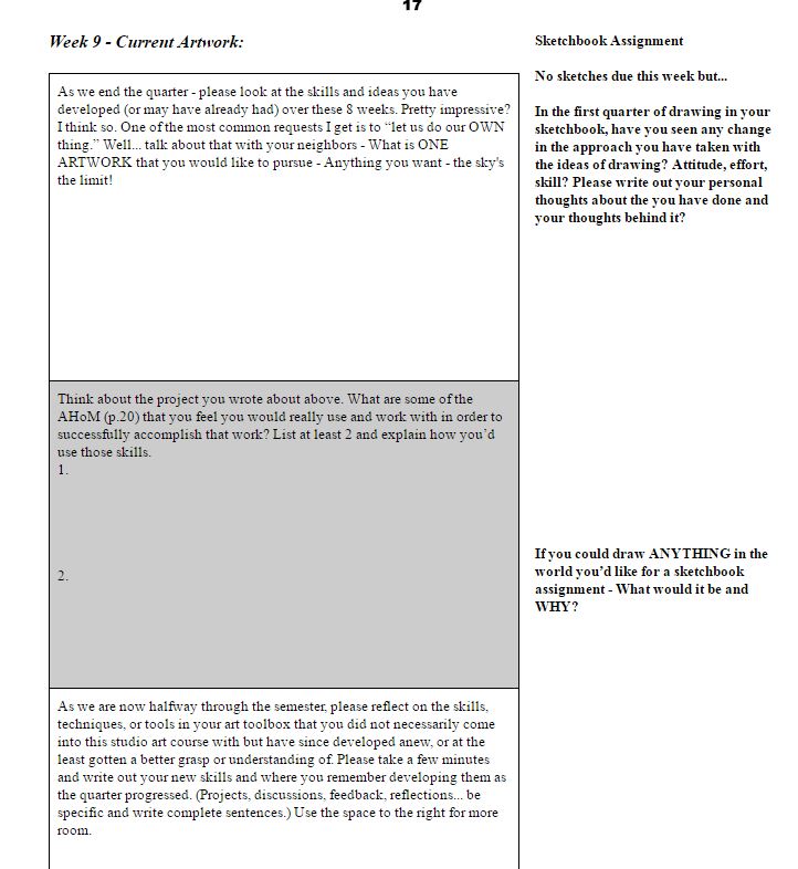 Handbook Example – Art With Korb